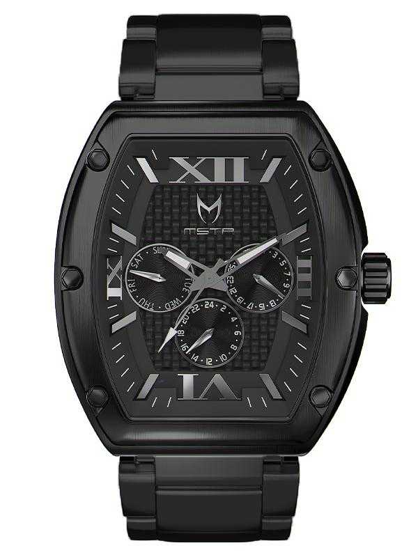 Major Watch : Black Steel | Black Face | Steel Band (MJ105SS) - Meister ...