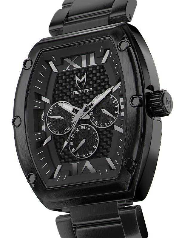 Major Watch : Black Steel | Black Face | Steel Band (MJ105SS) - Meister ...